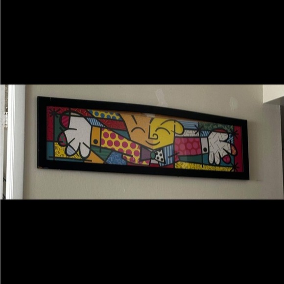 romero britto | Art | Romero Britto Picture Art Frame Long Photo ...